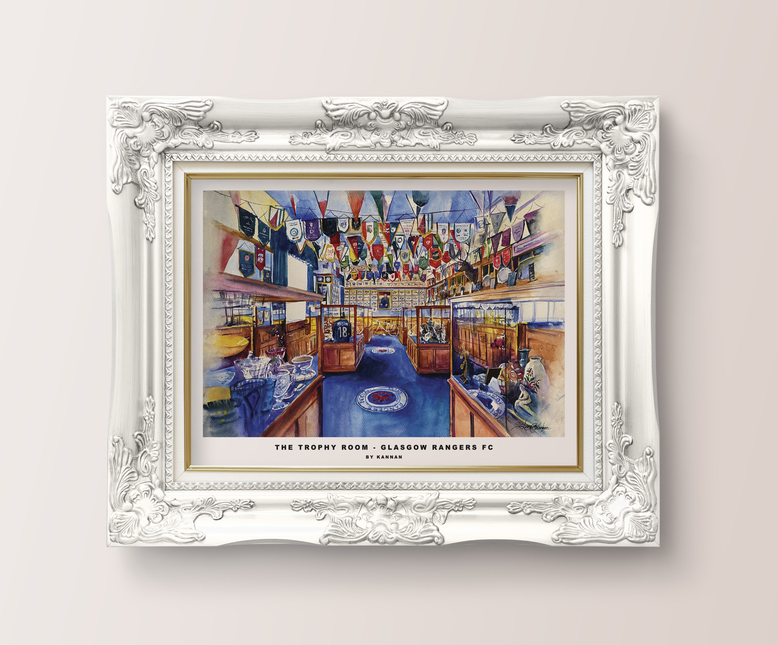 ‘The Trophy Room – Glasgow Rangers FC’ – Limited Edition Prints (250 ...