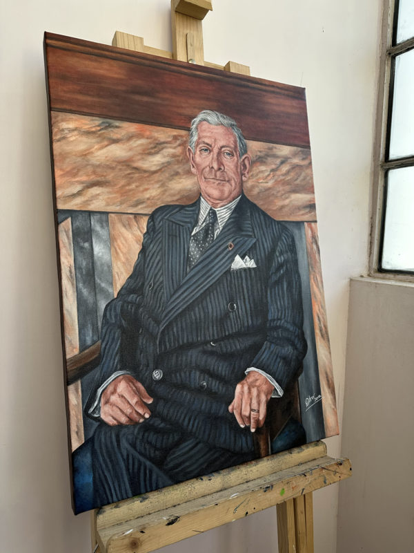 Bill Struth Portrait – Original Artwork - The Football Art Club